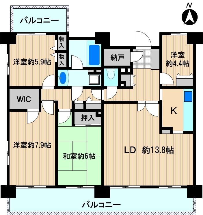 フレスコ川崎 川崎の4LDK賃貸マンション！｜第一ハウジング株式会社